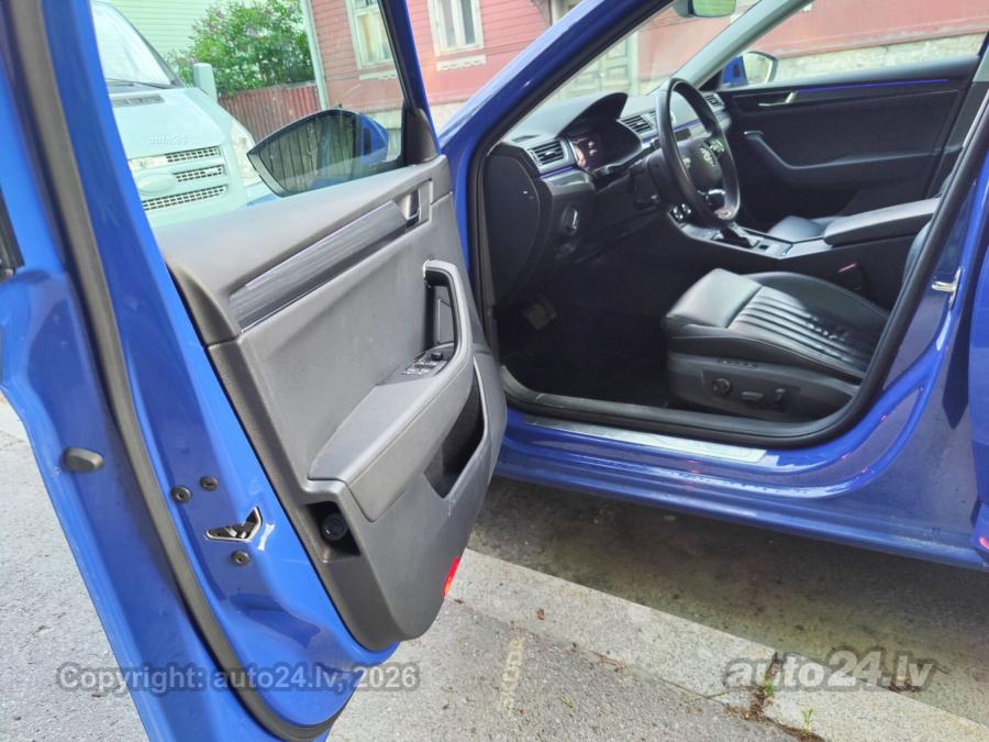 Blue Skoda SuperB 2021 in Tallinn, with an engine capacity of 2.00 L and mileage of 138 thousand km for 22900 €, photo 11 on AUTOMOTO.COM.LV