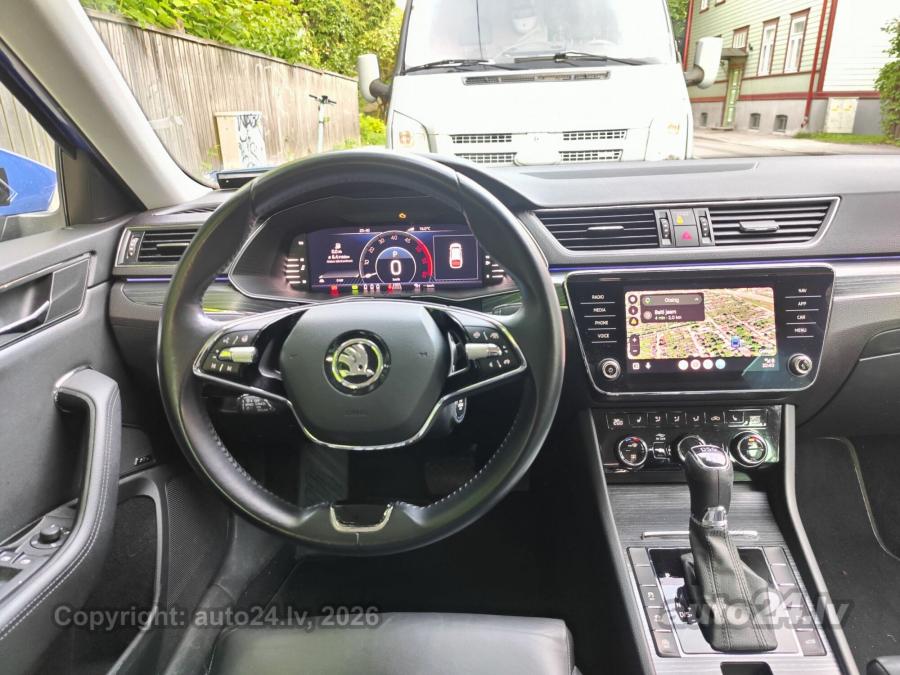 Blue Skoda SuperB 2021 in Tallinn, with an engine capacity of 2.00 L and mileage of 138 thousand km for 22900 €, photo 18 on AUTOMOTO.COM.LV