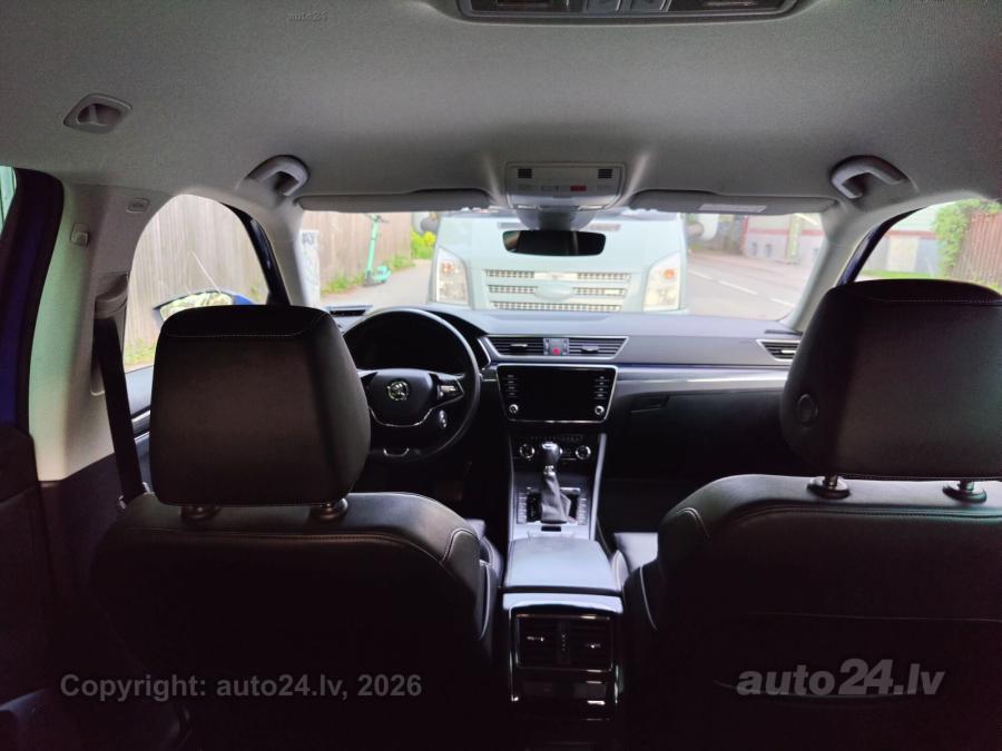 Blue Skoda SuperB 2021 in Tallinn, with an engine capacity of 2.00 L and mileage of 138 thousand km for 22900 €, photo 22 on AUTOMOTO.COM.LV