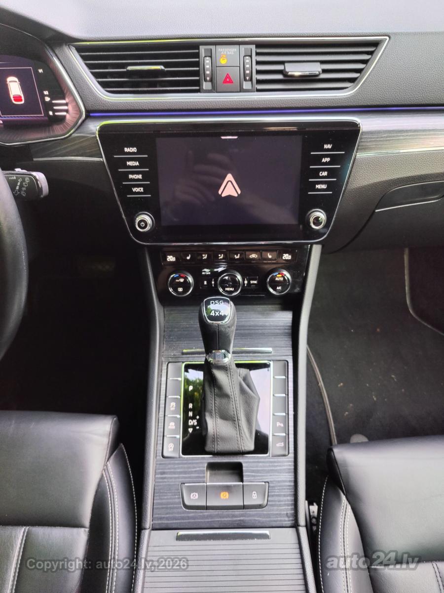 Blue Skoda SuperB 2021 in Tallinn, with an engine capacity of 2.00 L and mileage of 138 thousand km for 22900 €, photo 23 on AUTOMOTO.COM.LV