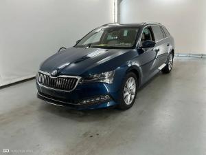 Zils Skoda SuperB 2021 Rīga, ar dzinēja tilpumu 2.00 L un nobraukumu 155 tūkst. km par 18750 €, foto  vietnē AUTOMOTO.COM.LV