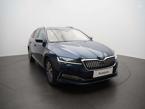 Blue Skoda SuperB 2021 in Vilnius, with an engine capacity of 1.40 L and mileage of 104 thousand km for 21700 €, photo 3 on AUTOMOTO.COM.LV