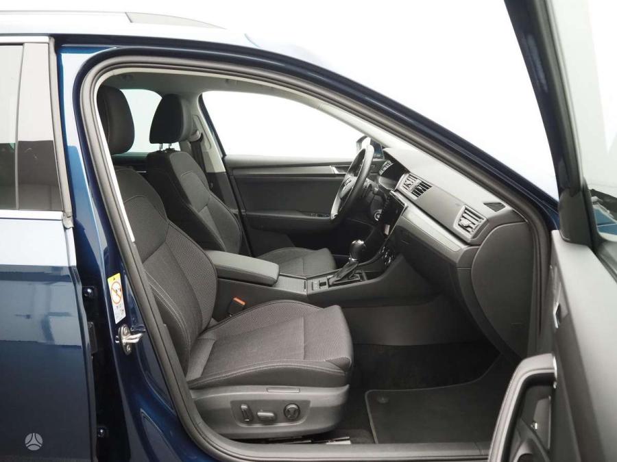 Blue Skoda SuperB 2021 in Vilnius, with an engine capacity of 1.40 L and mileage of 104 thousand km for 21700 €, photo 13 on AUTOMOTO.COM.LV