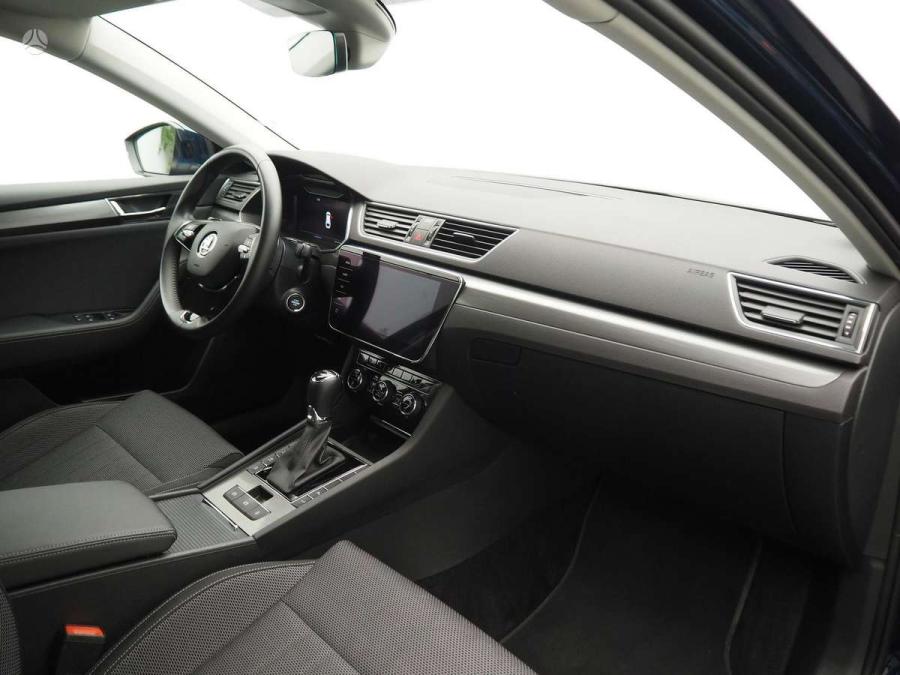 Blue Skoda SuperB 2021 in Vilnius, with an engine capacity of 1.40 L and mileage of 104 thousand km for 21700 €, photo 15 on AUTOMOTO.COM.LV
