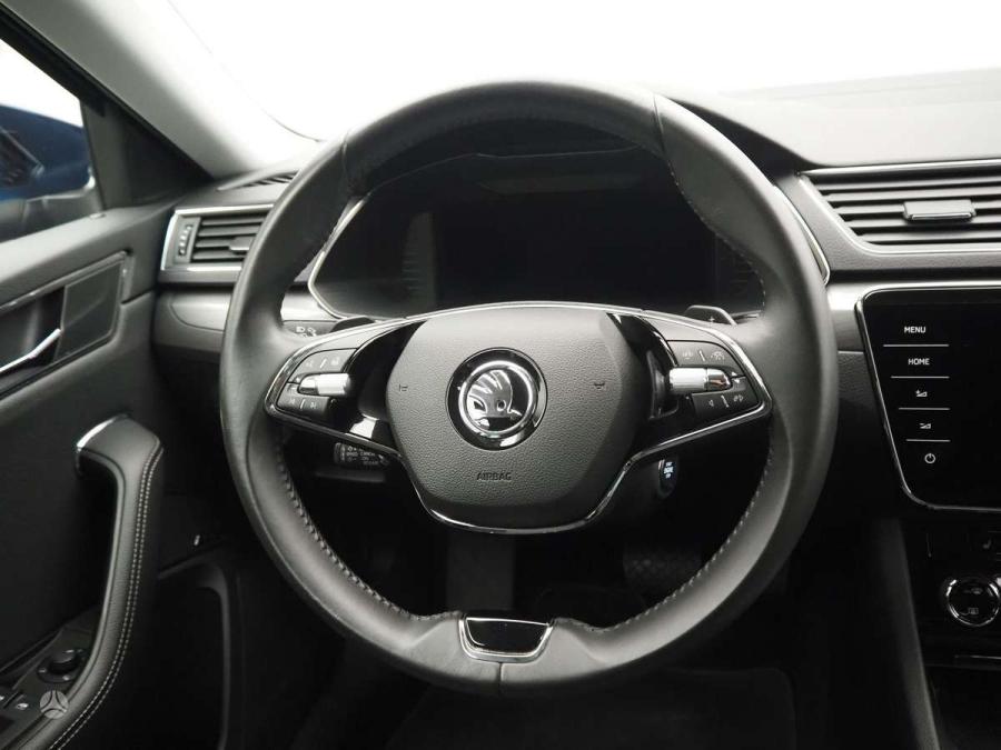 Blue Skoda SuperB 2021 in Vilnius, with an engine capacity of 1.40 L and mileage of 104 thousand km for 21700 €, photo 23 on AUTOMOTO.COM.LV