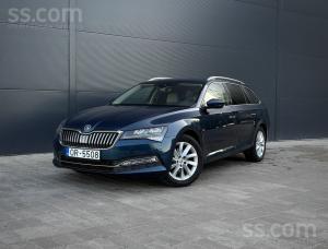Zils Skoda SuperB 2021 Rīga, ar dzinēja tilpumu 2.00 L un nobraukumu 156 tūkst. km par 18750 €, foto  vietnē AUTOMOTO.COM.LV