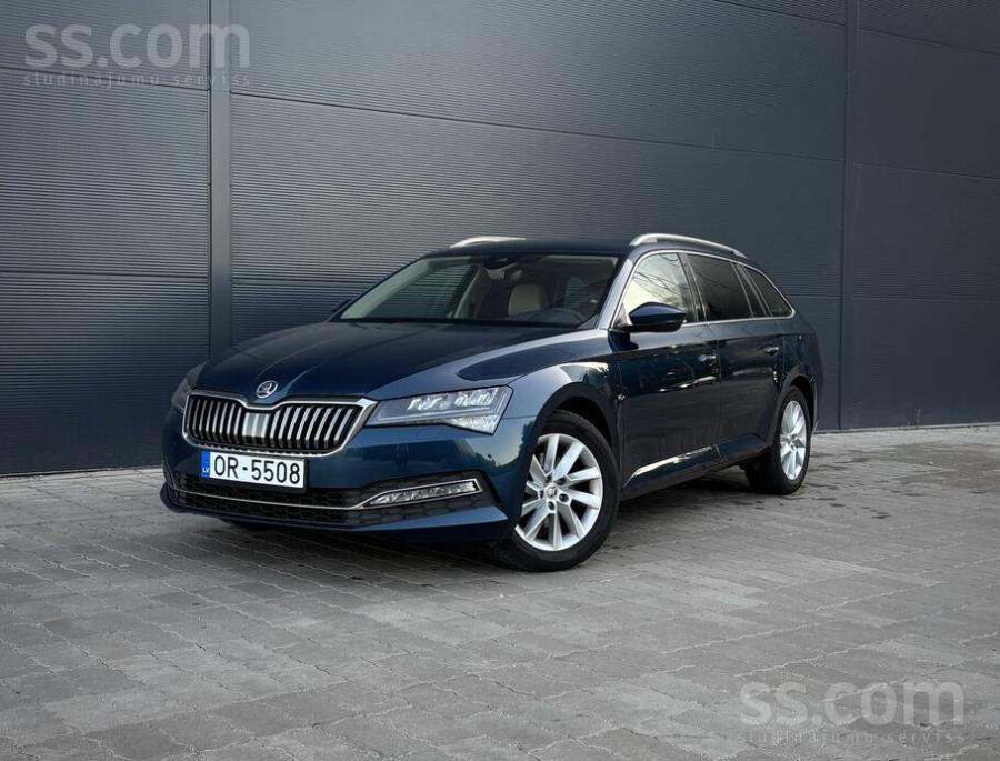 Zils Skoda SuperB 2021 Rīga, ar dzinēja tilpumu 2.00 L un nobraukumu 156 tūkst. km par 18750 €, foto 1 vietnē AUTOMOTO.COM.LV