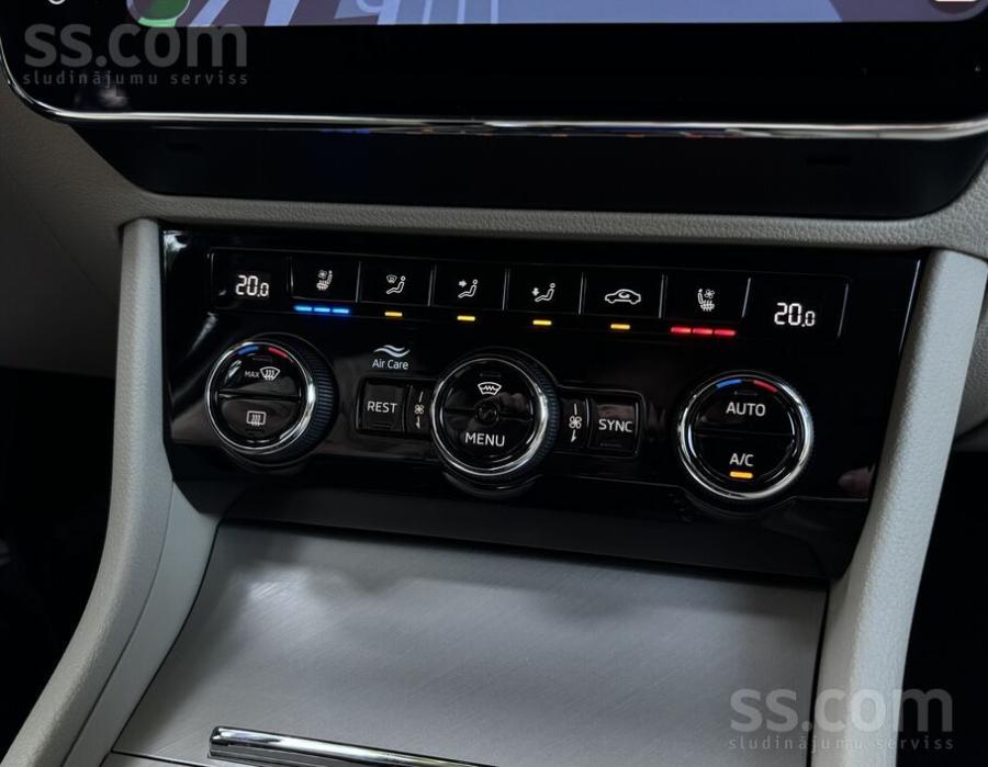 Zils Skoda SuperB 2021 Rīga, ar dzinēja tilpumu 2.00 L un nobraukumu 156 tūkst. km par 18750 €, foto 20 vietnē AUTOMOTO.COM.LV