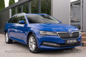 Blue Skoda SuperB 2021 in Tallinn, with an engine capacity of 2.00 L and mileage of 140 thousand km for 21490 €, photo  on AUTOMOTO.COM.LV