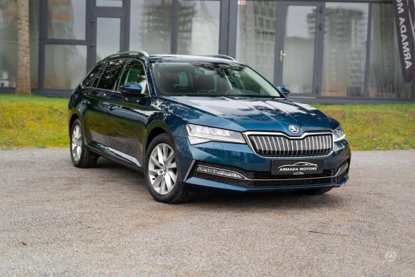 Blue Skoda SuperB 2021 in Vilnius, with an engine capacity of 1.40 L and mileage of 136 thousand km for 16900 €, photo 1 on AUTOMOTO.COM.LV