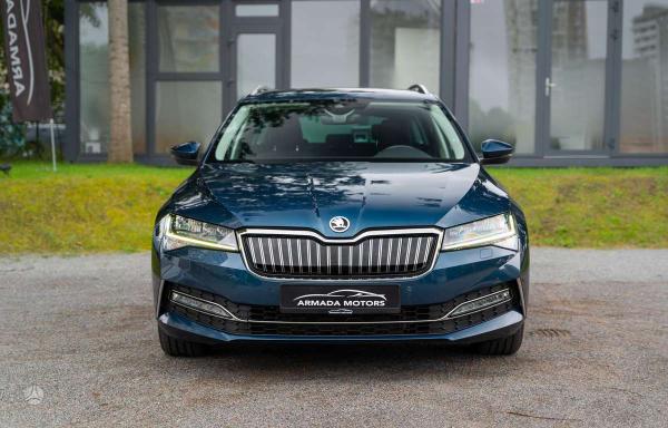 Blue Skoda SuperB 2021 in Vilnius, with an engine capacity of 1.40 L and mileage of 136 thousand km for 16900 €, photo 6 on AUTOMOTO.COM.LV