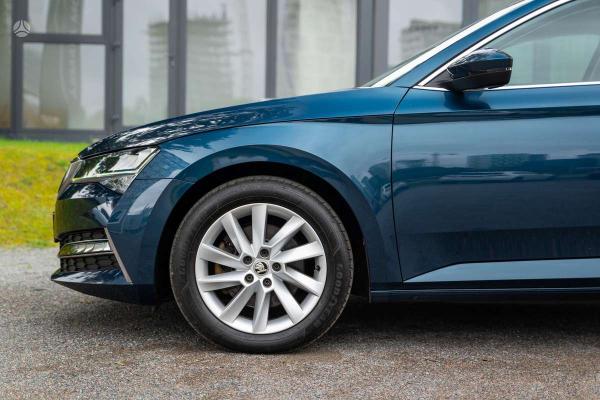 Blue Skoda SuperB 2021 in Vilnius, with an engine capacity of 1.40 L and mileage of 136 thousand km for 16900 €, photo 11 on AUTOMOTO.COM.LV
