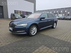 Zils Skoda SuperB 2022 Rīga, ar dzinēja tilpumu 1.50 L un nobraukumu 128 tūkst. km par 22000 €, foto  vietnē AUTOMOTO.COM.LV