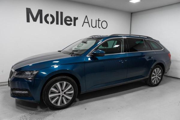 Blue Skoda SuperB 2022 in Vilnius, with an engine capacity of 2.00 L and mileage of 150 thousand km for 19350 €, photo 4 on AUTOMOTO.COM.LV