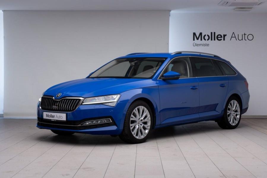 Zils Skoda SuperB 2022 Peetri, ar dzinēja tilpumu 2.00 L un nobraukumu 143 tūkst. km par 28000 €, foto 1 vietnē AUTOMOTO.COM.LV