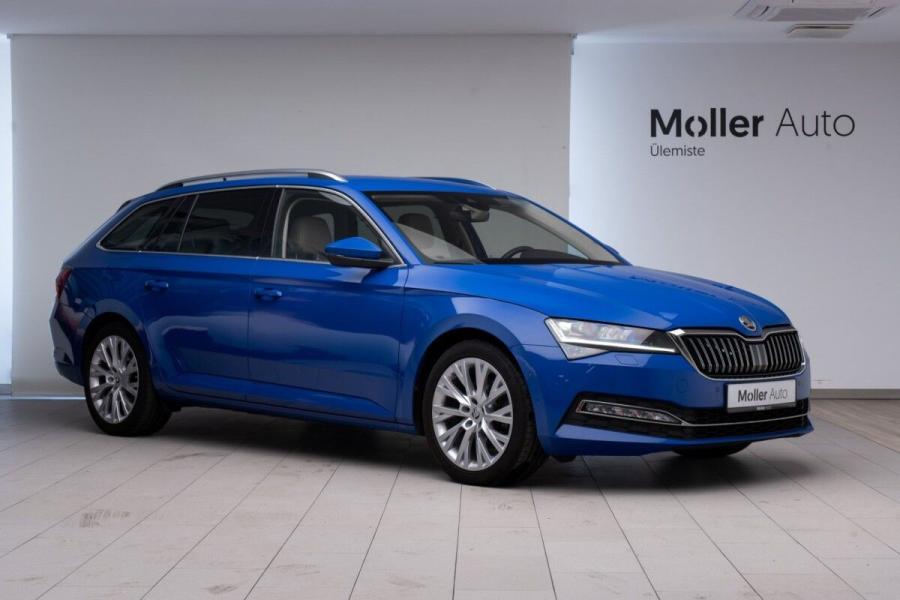 Zils Skoda SuperB 2022 Peetri, ar dzinēja tilpumu 2.00 L un nobraukumu 143 tūkst. km par 28000 €, foto 3 vietnē AUTOMOTO.COM.LV