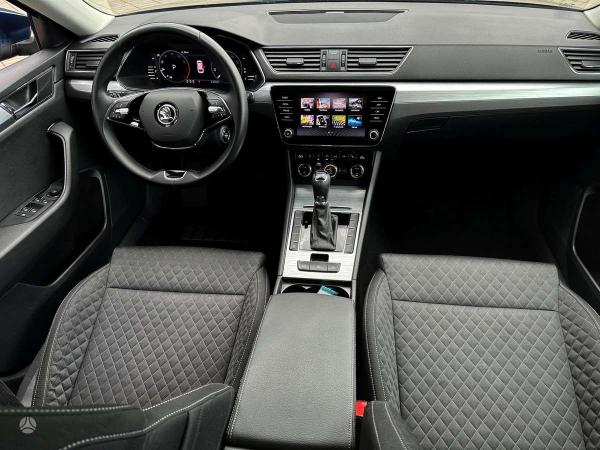 Blue Skoda SuperB 2022 in Kaunas, with an engine capacity of 1.50 L and mileage of 214 thousand km for 15900 €, photo 9 on AUTOMOTO.COM.LV