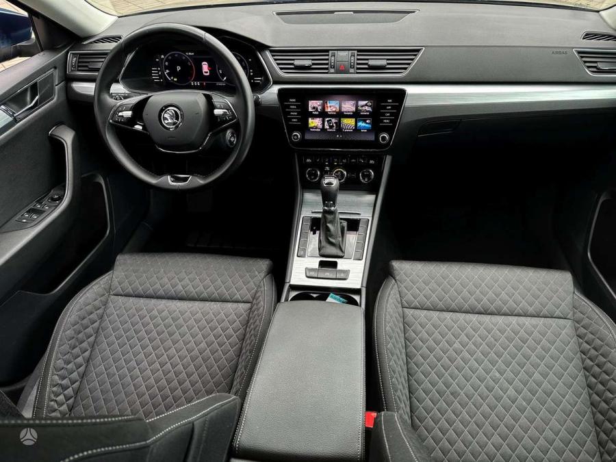 Blue Skoda SuperB 2022 in Kaunas, with an engine capacity of 1.50 L and mileage of 214 thousand km for 15900 €, photo 10 on AUTOMOTO.COM.LV