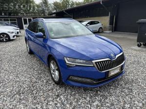 Zils Skoda SuperB 2022 Rīga, ar dzinēja tilpumu 2.00 L un nobraukumu 211 tūkst. km par 18488 €, foto  vietnē AUTOMOTO.COM.LV