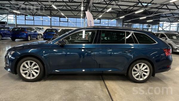 Blue Skoda SuperB 2023 in Riga, with an engine capacity of 1.50 L and mileage of 49 thousand km for 25400 €, photo 2 on AUTOMOTO.COM.LV