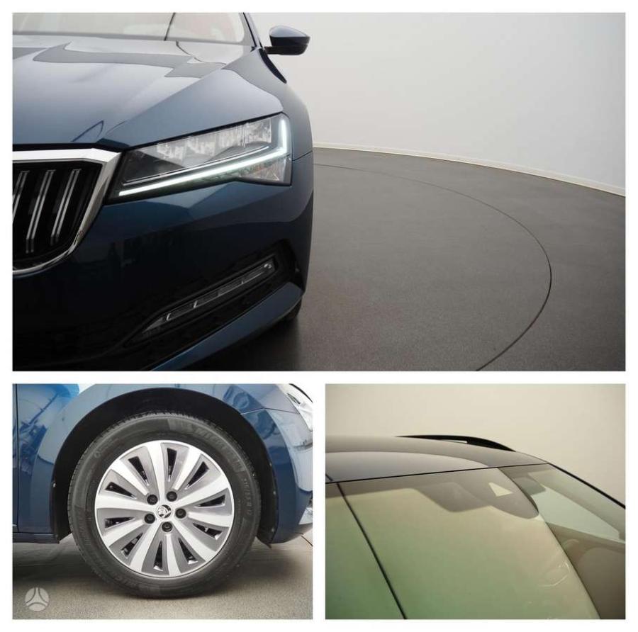 Blue Skoda SuperB 2023 in Vilnius, with an engine capacity of 1.97 L and mileage of 89 thousand km for 21600 €, photo 8 on AUTOMOTO.COM.LV