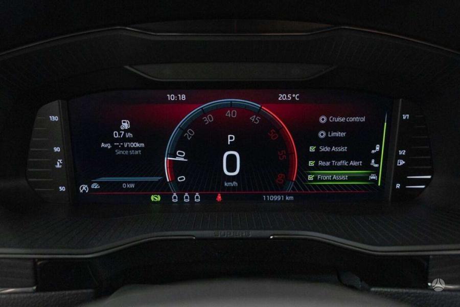 Синий Шкода Суперб 2023 в Вильнюс, объемом двигателя 2.00 л и пробегом 111 тыс. км за 24900 €, фото 13 на AUTOMOTO.COM.LV