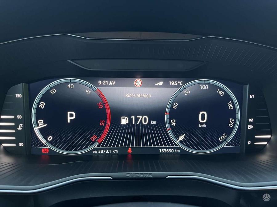 Синий Шкода Суперб 2023 в Вильнюс, объемом двигателя 1.97 л и пробегом 164 тыс. км за 23934 €, фото 19 на AUTOMOTO.COM.LV