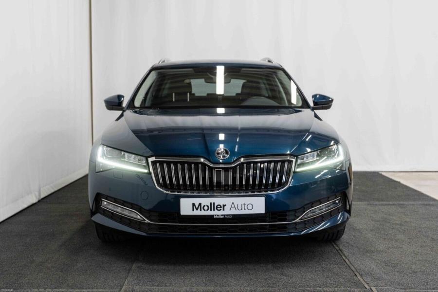 Blue Skoda SuperB 2023 in Tallinn, with an engine capacity of 2.00 L and mileage of 129 thousand km for 24900 €, photo 3 on AUTOMOTO.COM.LV