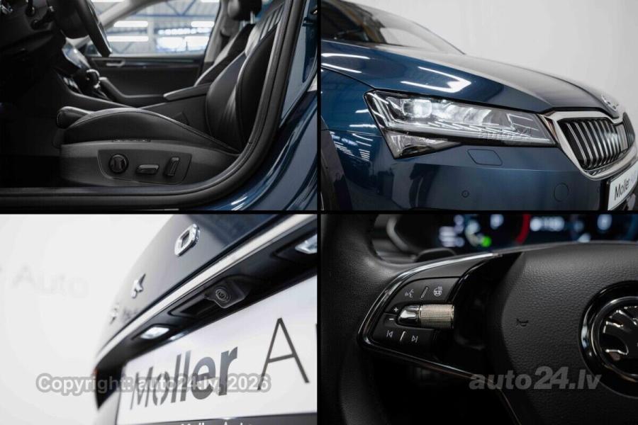 Zils Skoda SuperB 2023 Tallina, ar dzinēja tilpumu 2.00 L un nobraukumu 129 tūkst. km par 24900 €, foto 13 vietnē AUTOMOTO.COM.LV