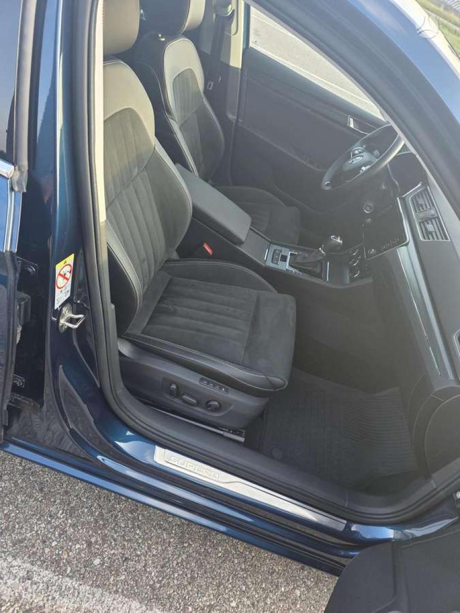 Blue Skoda SuperB 2023 in Kaunas, with an engine capacity of 1.40 L and mileage of 69 thousand km for 23000 €, photo 16 on AUTOMOTO.COM.LV
