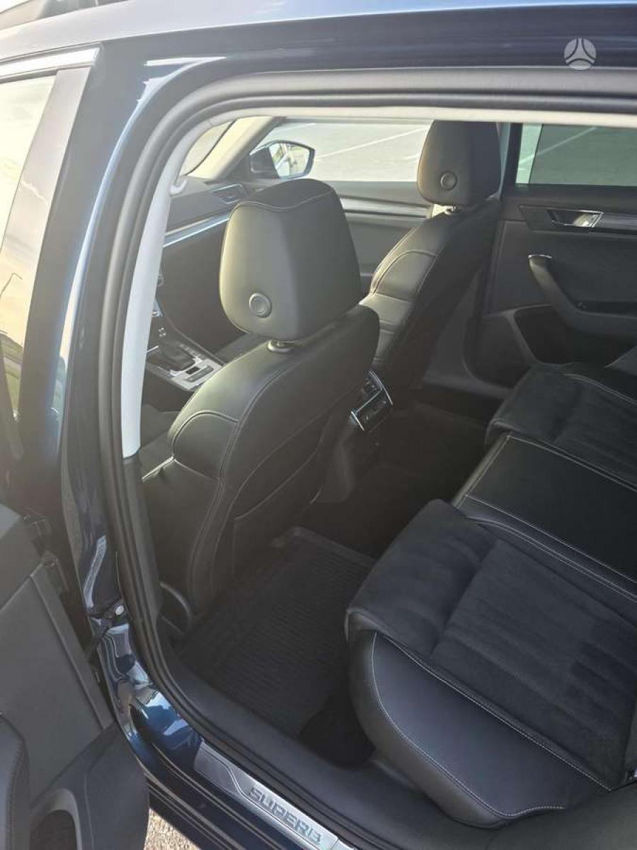 Blue Skoda SuperB 2023 in Kaunas, with an engine capacity of 1.40 L and mileage of 69 thousand km for 23000 €, photo 24 on AUTOMOTO.COM.LV