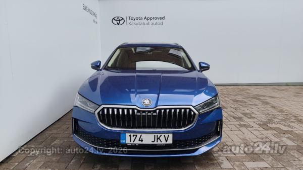 Синий Шкода Суперб 2024 в Таллин, объемом двигателя 1.98 л и пробегом 26 тыс. км за 43495 €, фото 5 на AUTOMOTO.COM.LV