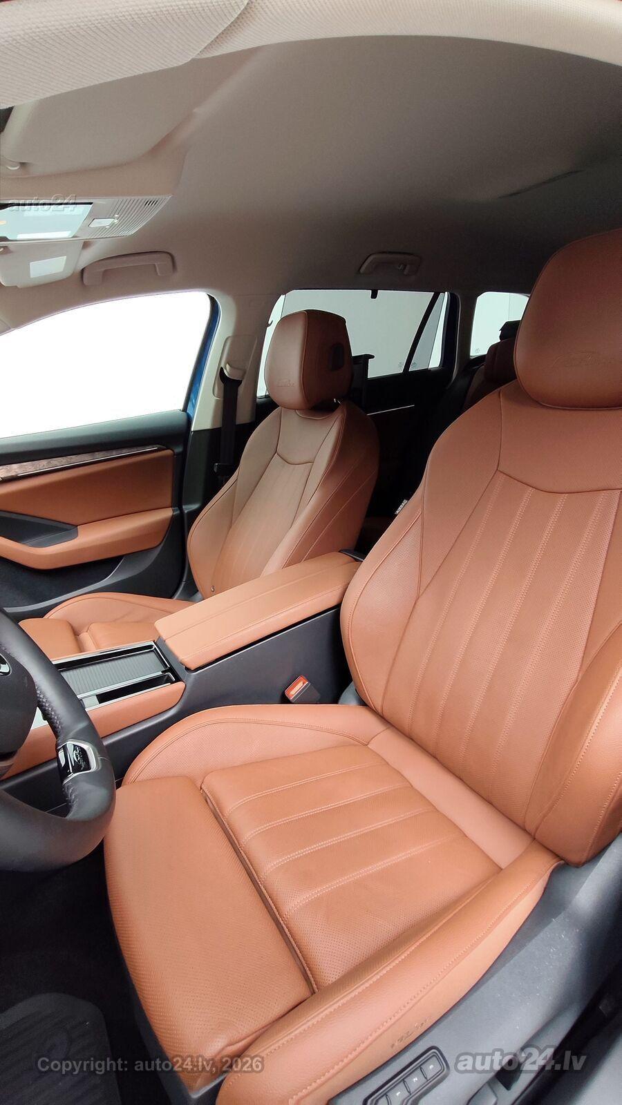Blue Skoda SuperB 2024 in Tallinn, with an engine capacity of 1.98 L and mileage of 26 thousand km for 43495 €, photo 12 on AUTOMOTO.COM.LV
