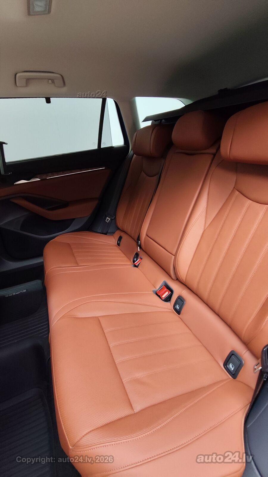 Blue Skoda SuperB 2024 in Tallinn, with an engine capacity of 1.98 L and mileage of 26 thousand km for 43495 €, photo 18 on AUTOMOTO.COM.LV