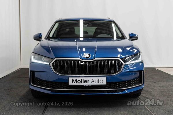 Zils Skoda SuperB 2024 Tallina, ar dzinēja tilpumu 2.00 L un nobraukumu 53 tūkst. km par 35900 €, foto 2 vietnē AUTOMOTO.COM.LV