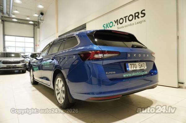 Zils Skoda SuperB 2026 Tallina, ar dzinēja tilpumu 2.00 L un nobraukumu 2 tūkst. km par 43900 €, foto 2 vietnē AUTOMOTO.COM.LV