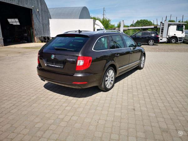 Brown Skoda SuperB 2013 in Radviliskis, with an engine capacity of 1.97 L and mileage of 254 thousand km for 6750 €, photo 6 on AUTOMOTO.COM.LV