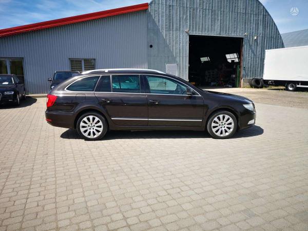 Brown Skoda SuperB 2013 in Radviliskis, with an engine capacity of 1.97 L and mileage of 254 thousand km for 6750 €, photo 8 on AUTOMOTO.COM.LV
