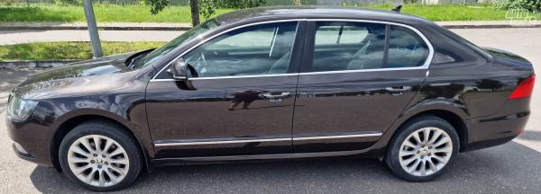 Brown Skoda SuperB 2013 in Utena, with an engine capacity of 2.00 L and mileage of 158 thousand km for 7999 €, photo 1 on AUTOMOTO.COM.LV