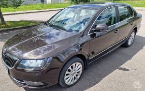 Brown Skoda SuperB 2013 in Utena, with an engine capacity of 2.00 L and mileage of 158 thousand km for 7999 €, photo 9 on AUTOMOTO.COM.LV