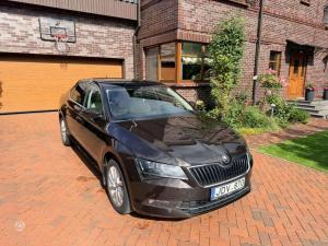 Brown Skoda SuperB 2016 in Vilnius, with an engine capacity of 1.98 L and mileage of 153 thousand km for 12500 €, photo  on AUTOMOTO.COM.LV