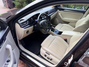 Brown Skoda SuperB 2016 in Vilnius, with an engine capacity of 1.98 L and mileage of 153 thousand km for 12500 €, photo 22 on AUTOMOTO.COM.LV