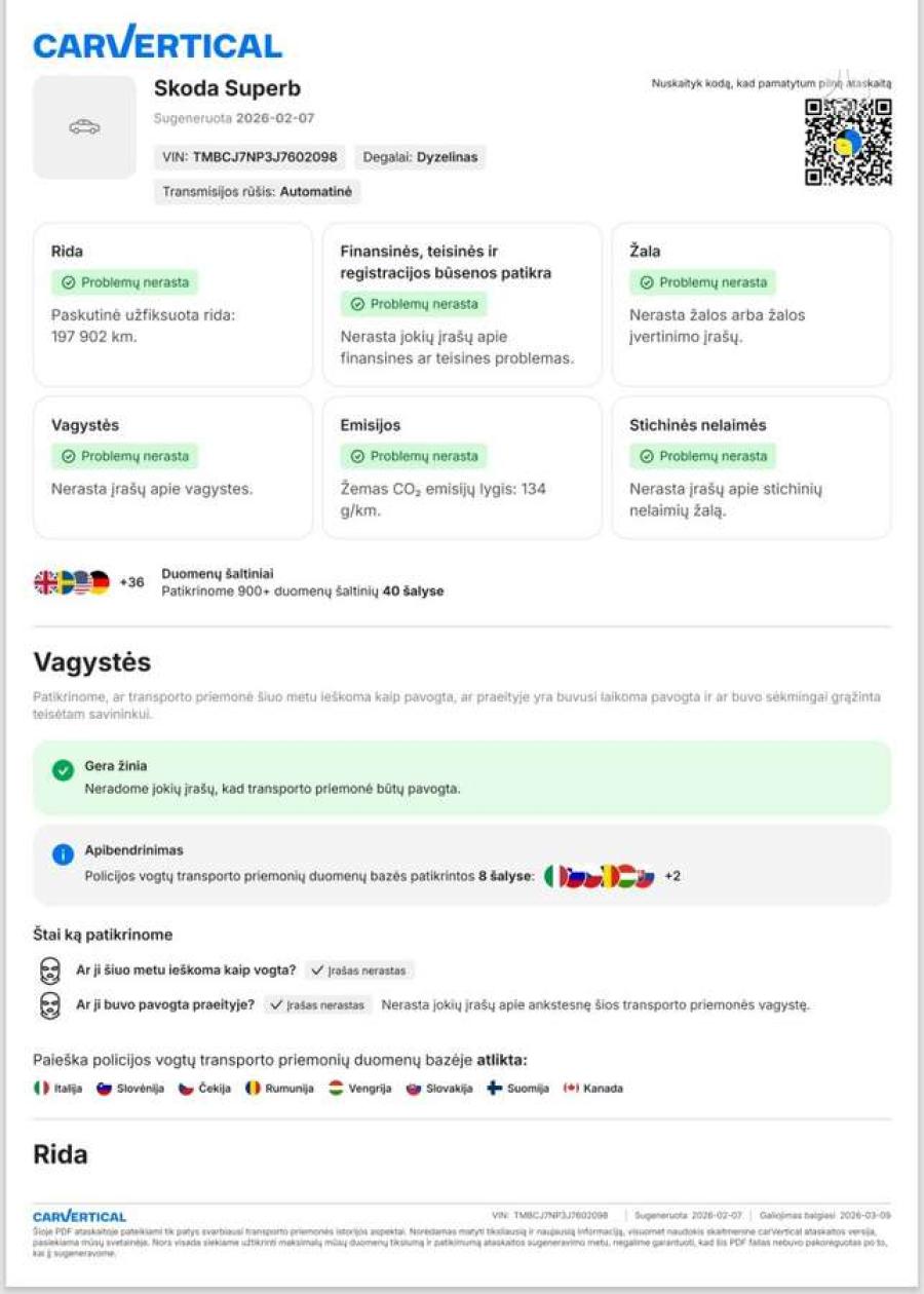 Коричневый Шкода Суперб 2018 в Ионава, объемом двигателя 2.00 л и пробегом 197 тыс. км за 14200 €, фото 37 на AUTOMOTO.COM.LV