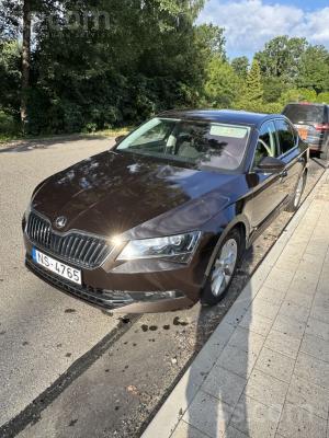 Brown Skoda SuperB 2019 in Riga, with an engine capacity of 2.00 L and mileage of 213 thousand km for 14500 €, photo  on AUTOMOTO.COM.LV