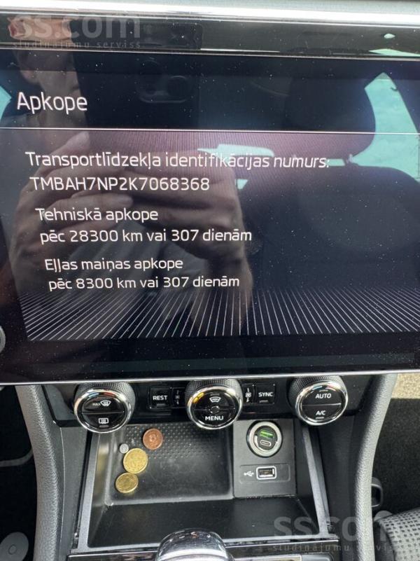 Brown Skoda SuperB 2019 in Riga, with an engine capacity of 2.00 L and mileage of 213 thousand km for 14500 €, photo 10 on AUTOMOTO.COM.LV