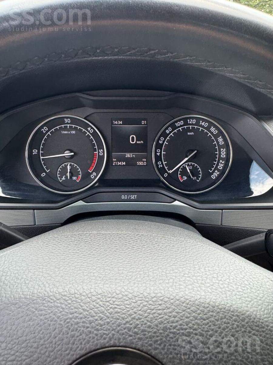 Brown Skoda SuperB 2019 in Riga, with an engine capacity of 2.00 L and mileage of 213 thousand km for 14500 €, photo 14 on AUTOMOTO.COM.LV