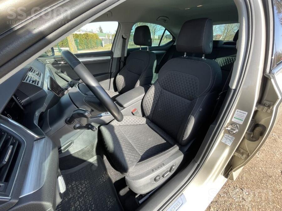 Brown Skoda SuperB 2022 in Riga, with an engine capacity of 1.50 L and mileage of 67 thousand km for 23500 €, photo 12 on AUTOMOTO.COM.LV