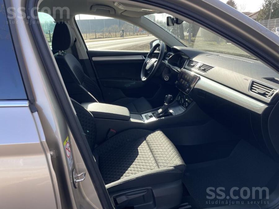 Brown Skoda SuperB 2022 in Riga, with an engine capacity of 1.50 L and mileage of 67 thousand km for 23500 €, photo 19 on AUTOMOTO.COM.LV
