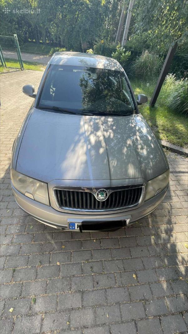 Brūns Skoda SuperB 2008 Viļņa, ar dzinēja tilpumu 1.90 L un nobraukumu 225 tūkst. km par 1300 €, foto 1 vietnē AUTOMOTO.COM.LV