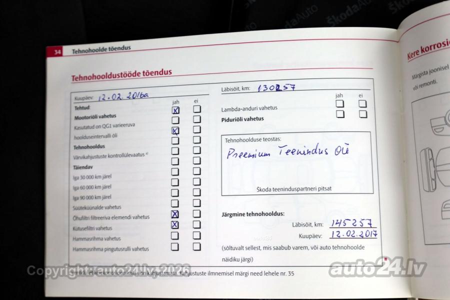 Коричневый Шкода Суперб 2008 в Таллин, объемом двигателя 2.00 л и пробегом 188 тыс. км за 3999 €, фото 9 на AUTOMOTO.COM.LV